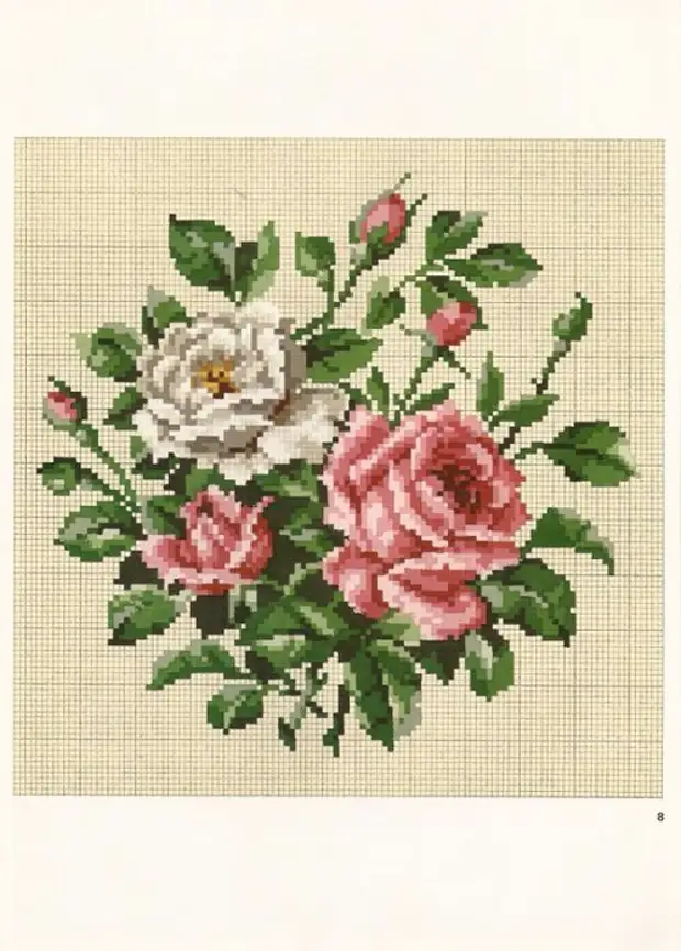 Вышивка. Цветочное - Домоводство - Медиаплатформа МирТесен